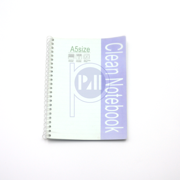A5 Cleanroom Notebook (Spiral Stitching) - Pro-Pack Materials Pte Ltd