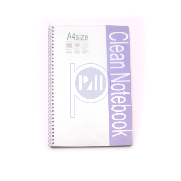 A4 Cleanroom Notebook (Spiral Stitching) - Pro-Pack Materials Pte Ltd